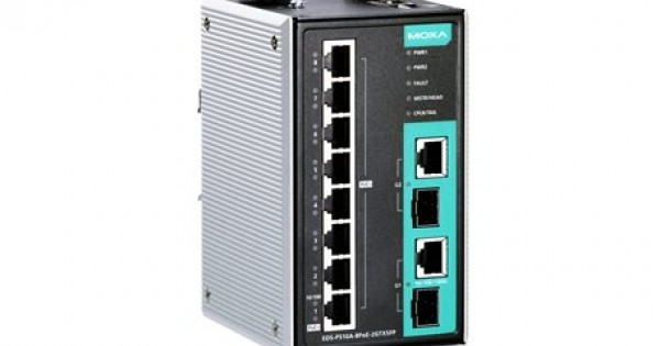 MOXA EDS-P510A-8PoE-2GTXSFP-T Managed Ethernet Switch Price in the Middle East | Easy World ...